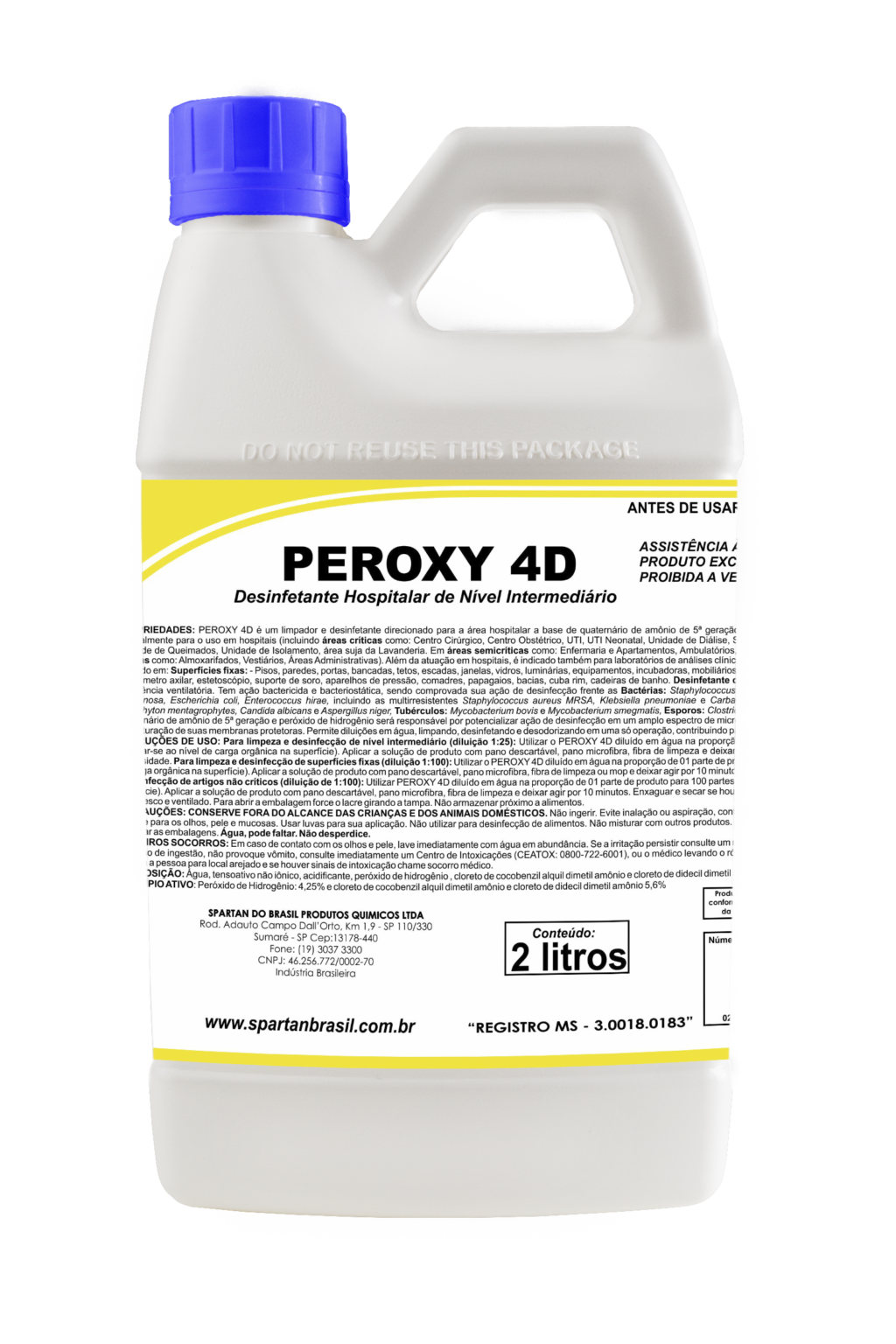 Peroxy 4D Desinfetante Hospitalar » CRB Profissional